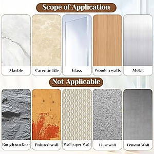 cobee Shower Caddy Adhesive Replacement, 6Pcs Shower Rack Stickers Shower Shelf Adhesive No Drilling Waterproof Traceless Hooks for Showe Caddy, Soap Holder, and Kitchen Storage Racks