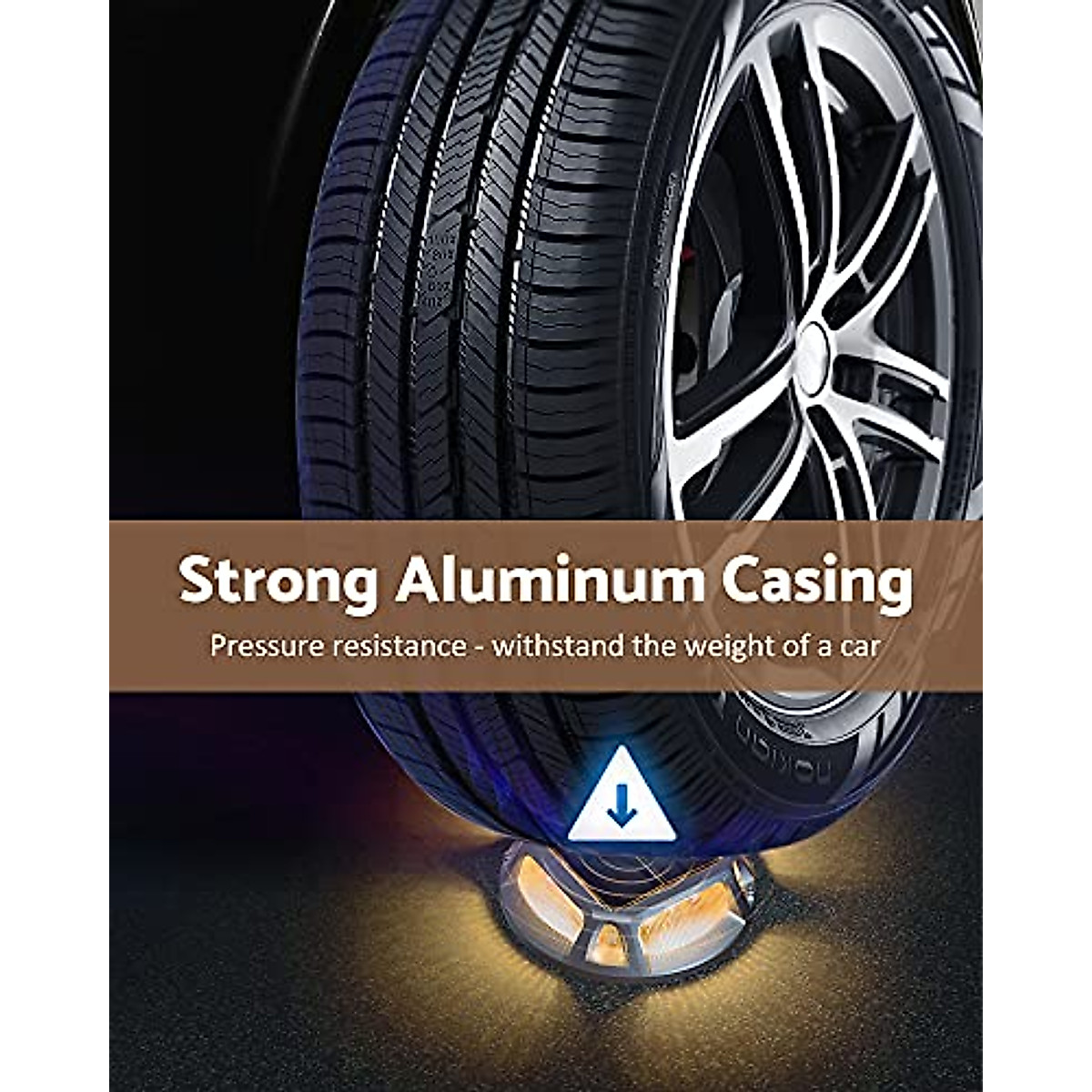 JACKYLED 8-Pack Solar Deck Lights Outdoor, 12 LED Solar Dock Lights Marine Waterproof, Dusk to Dawn Solar Lights for Backyard Sidewalk Garden Pathway Walkway Patio Backyard (Warm White)