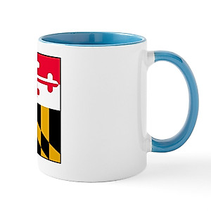 CafePress Maryland Blank Flag Mug Ceramic Coffee Mug, Tea Cup 11 oz