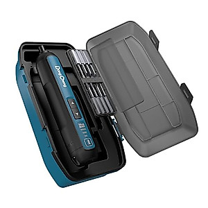 DongCheng 4V Cordless Electric Screwdriver, 2000mAh Battery Powered Rechargeable Screwdriver with 3 Torque Setting Up to 5N.m, 300RPM, Dual LED Lights, 8pcs 2-Inch Magnetic Screw Bits for Home DIY