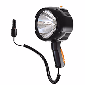 Handheld Spotlight 1500 Lumens 12V Plug Spot Light LED for Boat Camping Flashlight Hunting Spotlight Car Spotlight Marine Flashlight