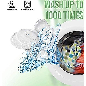 Chloven 30 Pack Reusable Makeup Remover Pads - Bamboo Cotton Rounds for Toner, Washable, Eco-Friendly for All Skin Types with Cotton Laundry Bag