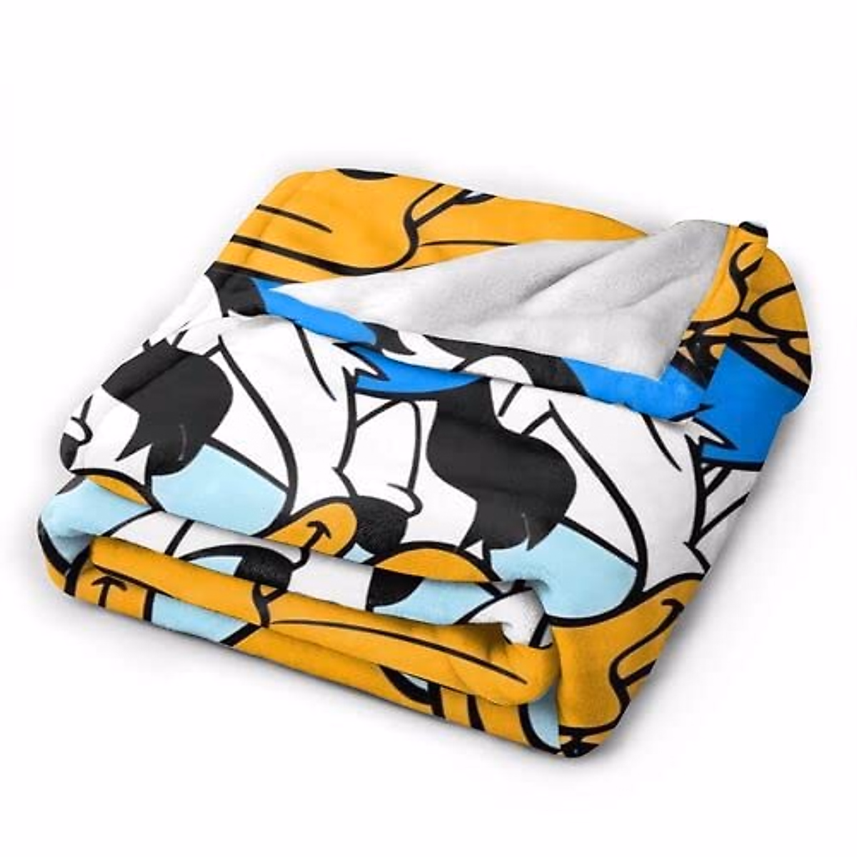 Funny Don.ald Duck Blankets Fleece Blanket Super Soft Plush Throw Blanket 60"X50" Cozy Fuzzy Bed Blankets Microfiber Flannel Blankets for Couch, Bed, Sofa