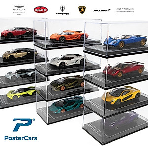 PosterCars 1:64 Scale Aston Martin Valkyrie Lime Essence Hypercar League Collection No.12