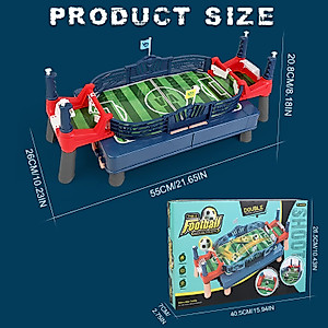 Football Table Interactive Game Soccer Games Table Foosball Table for Boy Adults Kids Family Game Night Fun Mini Foosball Indoor Outdoor Party Games Toys Gifts