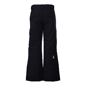 Spyder Active Sports Girls Olympia Insulated Ski Pant, Black White, 20