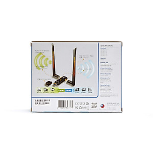 ALFA Network AWUS036ACM Long-Range Wide-Coverage Dual-Band AC1200 USB Wireless Wi-Fi Adapter w/High-Sensitivity External Antenna - Windows, MacOS & Kali Linux Supported