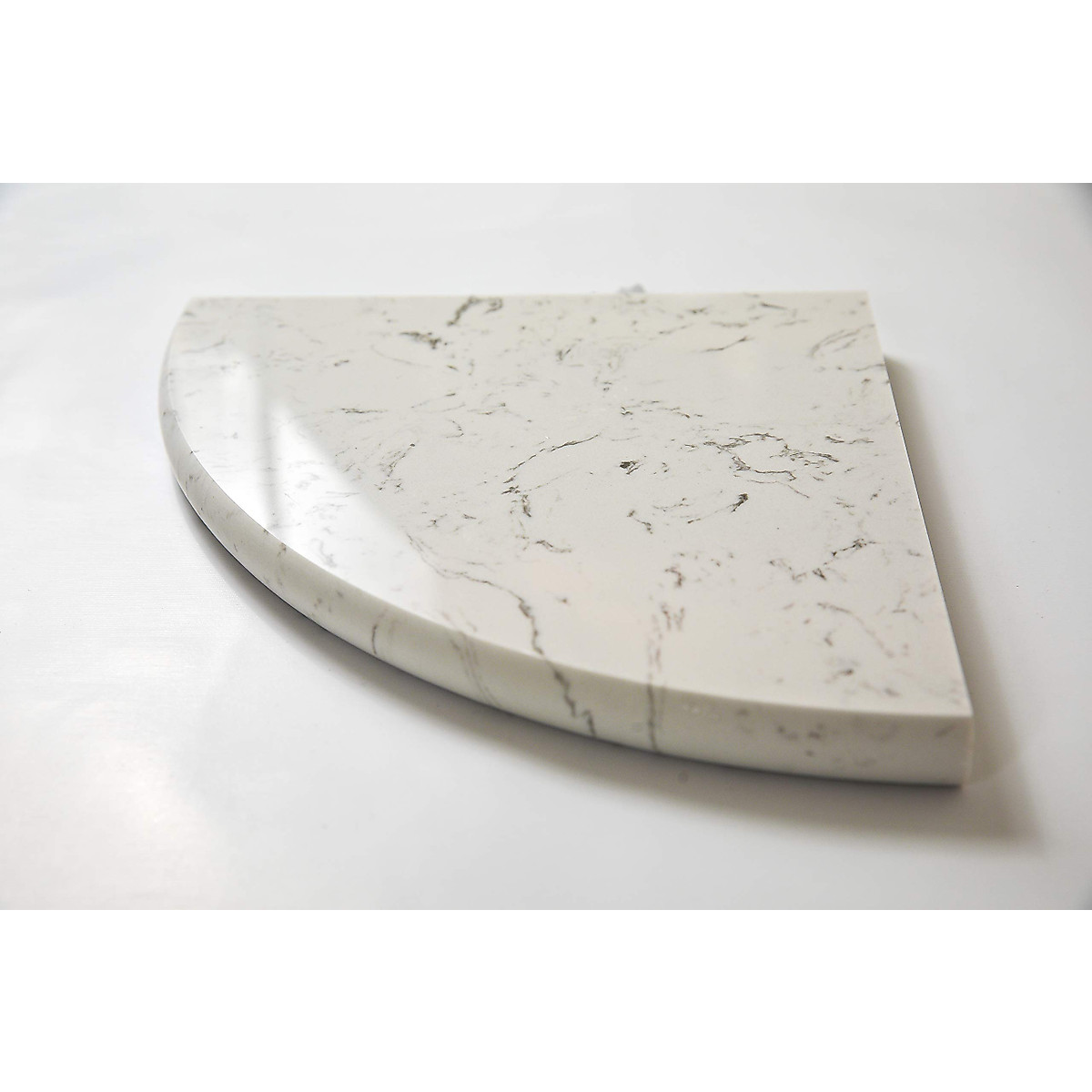 Natural Stone Accessories Shower Corner Shelf MM Quartz Statuary Size 9"x 9" Both Sides Polished