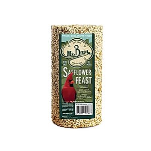 Mr. Bird Safflower Feast Small Wild Bird Seed Cylinder 28 oz.