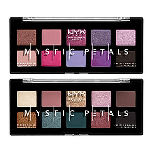 NYX PROFESSIONAL MAKEUP Mystic Petals Shadow Palette, Eyeshadow Palette - Dark Mystic
