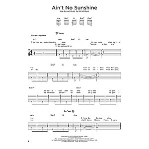 Simple Fingerstyle Guitar Songs: 40 Popular Songs Arranged for Fingerstyle Guitar in Rhythm Tab Notation with Lyrics and Chord Frames