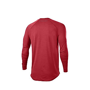 EvoShield Men's Standard Pro Team Training Long Sleeve, Scarlet, Small