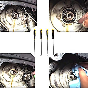 Bleiou 4 Pcs Long Pick and Hook Tool Set