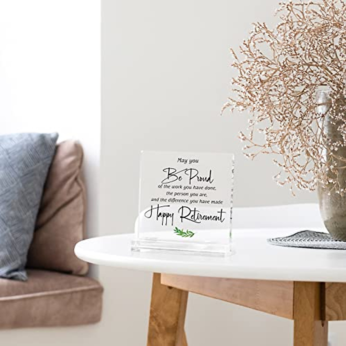 Retirement Gifts For Men Best Retirement Gifts For Women 2023 Happy Retirement Party Decorations Acrylic Retirement Plaque For Coworker Teacher Nurse