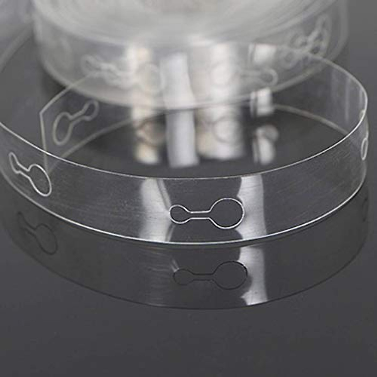 Balloon Arch Kit Balloon Decorating Strip Kit for Garland, 2 Rolls Balloon Tape Strips with 2 Rolls Balloon Glue Point Dots Stickers for Party Wedding Birthday Decorations