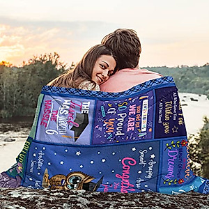 Graduation Gifts, Graduation Gifts for Her, 2023 Graduation Gifts, College Graduation Gifts for Her Blanket 50"X60", graduation gift for Him, High School PHD Bachelors Masters Degree Graduation Gifts