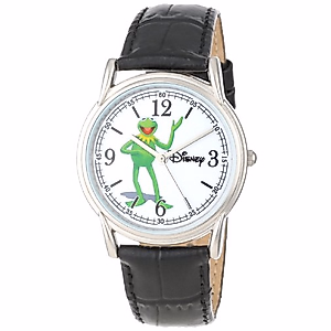 Disney Adult Classic Cardiff Analog Quartz Leather Strap Watch