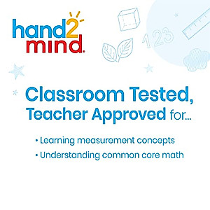 hand2mind 12 inch Multicolored, Transparent, Semiflexible Safe-T Plastic Rulers (Pack of 10)