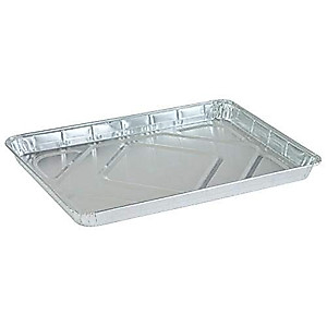 Heavy Duty Aluminum Half Size Cookie Sheet (25 Count) - 17.75" x 12.75" x 1.25", Versatile & Heavy Duty Baking Supplies, Perfect For Any Occasion