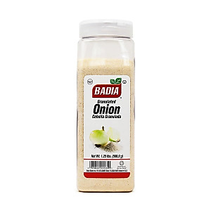 1.25 lb Bottle-Onion Granulated Powder/Cebolla Granulada en Polvo Kosher
