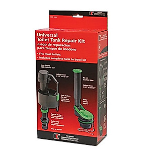 Plumb Pak, Gray/Green K830-16BX Universal Water Saving Tank Repair Kit for 2-Inch Flush Valve Toilets, Size