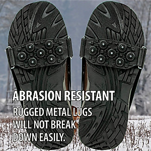 Job SITE Jobsite Ice Claws Snow & Ice Traction Cleats (1 Pack)