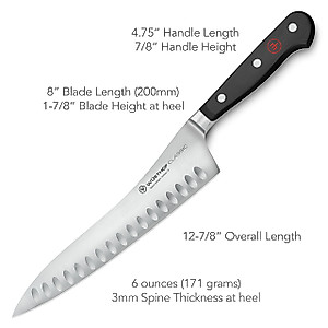 Wusthof Classic 8-Inch Hollow Edge Wunder Knife