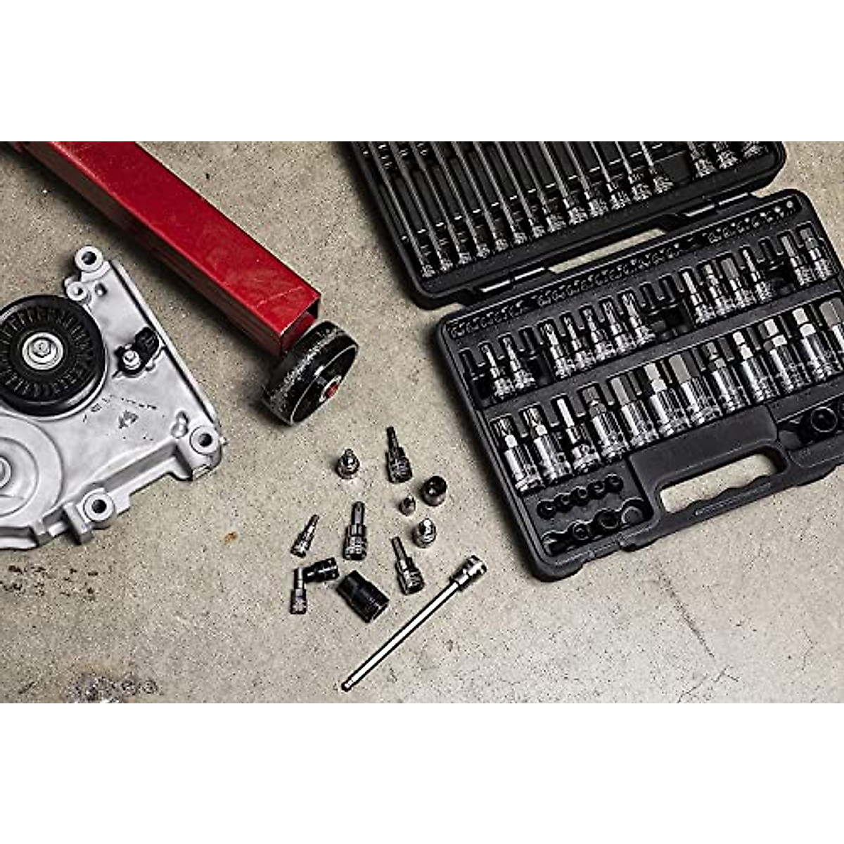 GEARWRENCH 84 Pc. Master SAE/Metric Hex And Torx Bit Socket Set - 80742