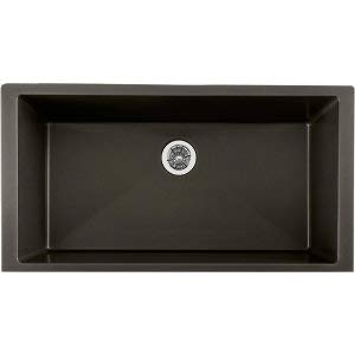 Elkay ELXRUP3620RT0 Quartz Luxe Ricotta Single Bowl Undermount Kitchen Sink with Perfect Drain