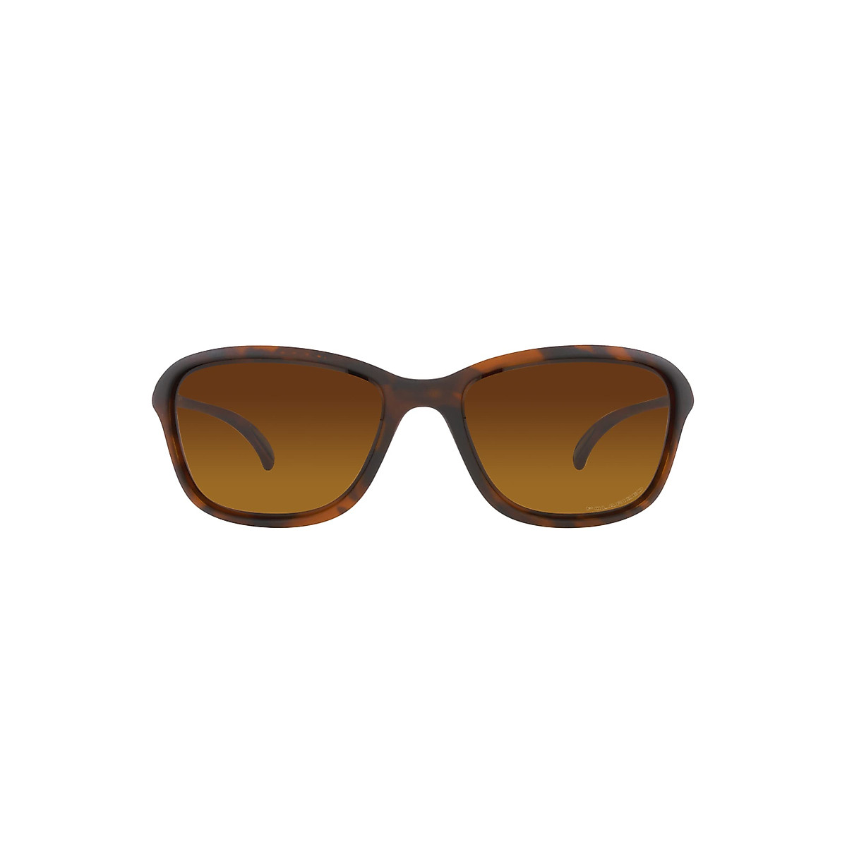 Oakley Woman Sunglasses Matte Brown Tortoise Frame, Brown Gradient Polarized Lenses, 59MM