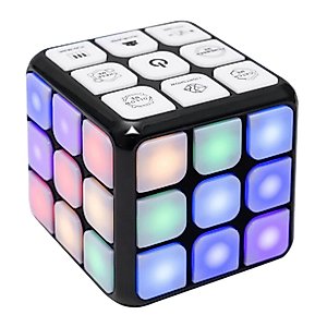 Brain Memory Game Cube|Four-in-one electronic handheld game for Children|Colorful flashing lights|Fun toys for aged 6-12 Children|Yudongli