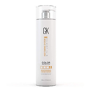 GK HAIR Global Keratin Moisturizing Shampoo & Conditioner 1000ml - Serum - 100% Pure Organic Argan Oil 1.69 Fl Oz