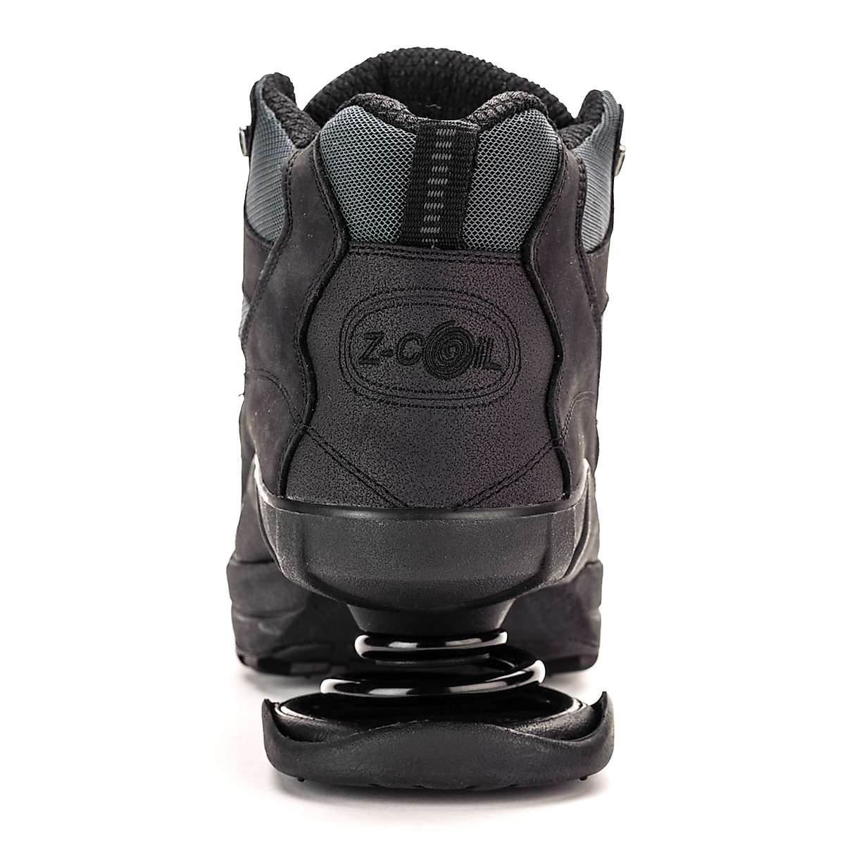 Z-CoiL Outback Men’s Hiking Shoe - Orthopedic Shoes for Men - Orthotic Outdoor Hiker Boot for Pain Relief, Foot Support, and Comfort - Open Coil Black