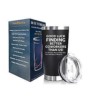 Coworker Leaving Gifts - Farewell Gifts, Going Away Gift For Coworker - New Job, Goodbye, Good Luck Gifts For Coworkers, Colleagues, Boss, Men, Women, Friends - 20 Oz Tumbler