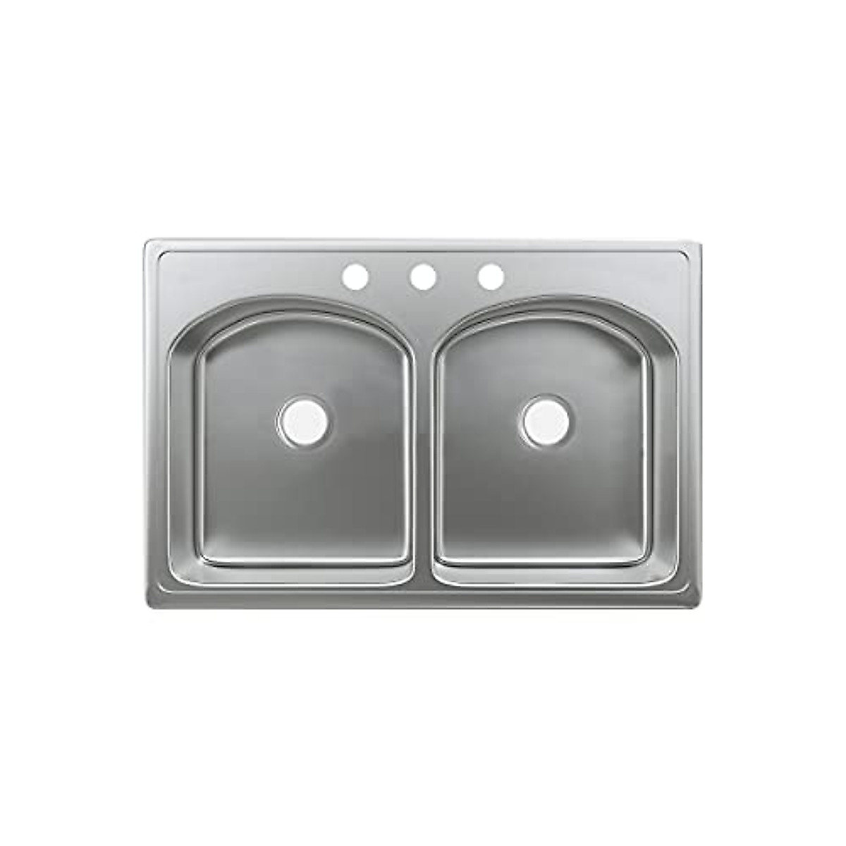 Swiss Madison SM-KT661 Ouvert 33 x 22 Stainless Steel, Dual Basin, Top-Mount Kitchen Sink