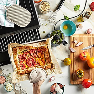 KitchenAid KA GB Ribbed Soft Silicone Pot Grabber 2-Pack Set, 5"x8", Milkshake