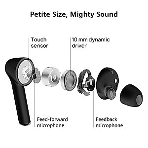 HUAWEI FreeBuds 3i - Wireless Earbuds with Ultimate Active Noise Cancellation (3-mic System Earphones, Fast Bluetooth Connection, 10mm Speaker, Pop to Pair), Carbon Black