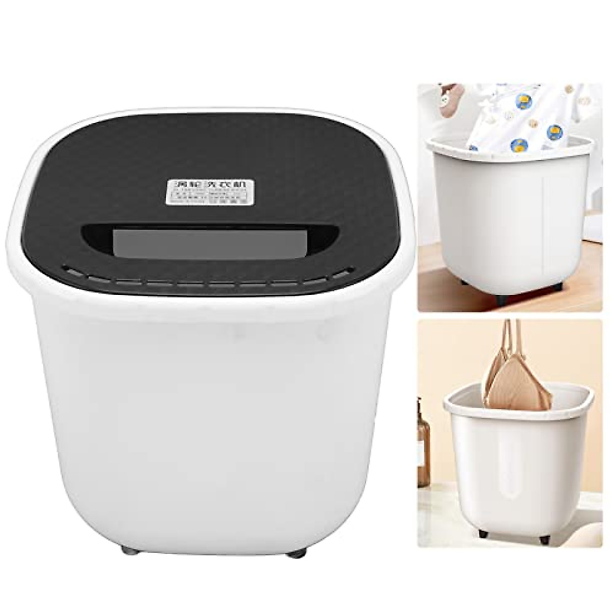 6 Litre Mini Lingerie Washer, Portable Ultrasonic Washing Machine, Mini Underwear Washer Compact Laundry Machine with USB Cord, Automatic Power Off, Suitable for Home Business, Travel, Apartment