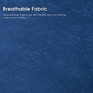 MCombo Convertible Sectional Sofa Couch Modern 3-Seat Couch for Living Room Mid Century Royal Blue Sofa for Bedroom L Shape Couch with Chaise for Bedroom Small Space Apartment 5130