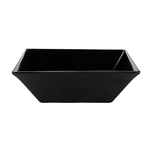 G.E.T. Enterprises ML-246-BK 1.6 qt. Square Bowl, Black