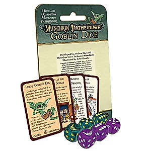 Steve Jackson Games Munchkin Pathfinder Goblin Dice