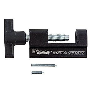 Wheeler Engineering Trigger Guard Install Tool for Installing and Changing Trigger Guards While Gunsmithing, black, silver