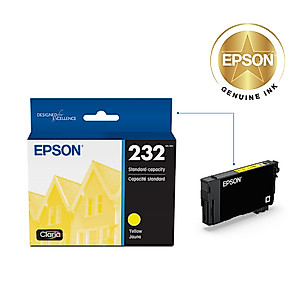 Epson T232 Yellow Ink Cartridge, Standard Capacity