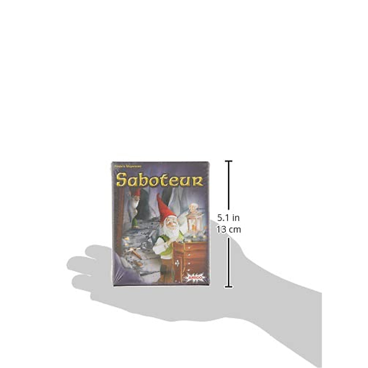 AMIGO Games Saboteur Strategy Card Game – The Adventurous Gold Mining Game Following Your Dwarves Through The Tunnels – Simple to Learn & Perfect for Family Game Night – Kids & Adults Ages 8+