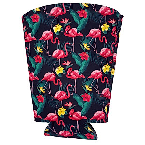 Flamingo Pattern Pint Glass Coolie (1)