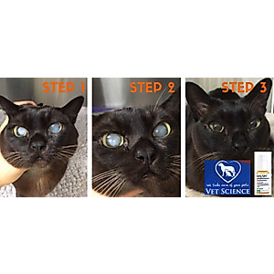 (Pack of 2) x 10ml Kary UNI Pet Eye Drops Cataracts & Gentle Formula, Promotes Eye Clarity & Dryness Eye in PPL Pets & All Animals Dogs, Cats Pet Care Eye Ointment Drops