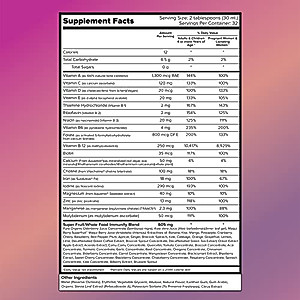 LIQUIDHEALTH 32 Oz Prenatal Vitamin, Postnatal Vitamin & Liquid Women’s Prenatal Multivitamin, Vegan Folate Supplement for Women with Iron, Choline, Calcium, Gluten-Free, Sugar-Free, Dairy-Free