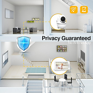 Babystar Baby Monitor, 3.2" Video Baby Monitor with Camera and Audio, Baby Nursery Camera, Two Way Talk, Room Temperature, 7 Lullabies, 960ft Range and Keep Eyes on Babies with Night Vision