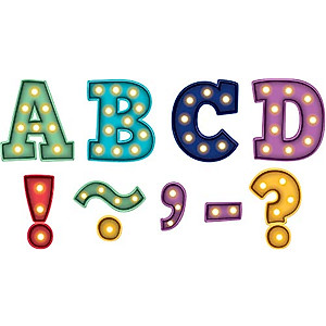 Teacher Created Resources Marquee Bold Block 3" Magnetic Letters