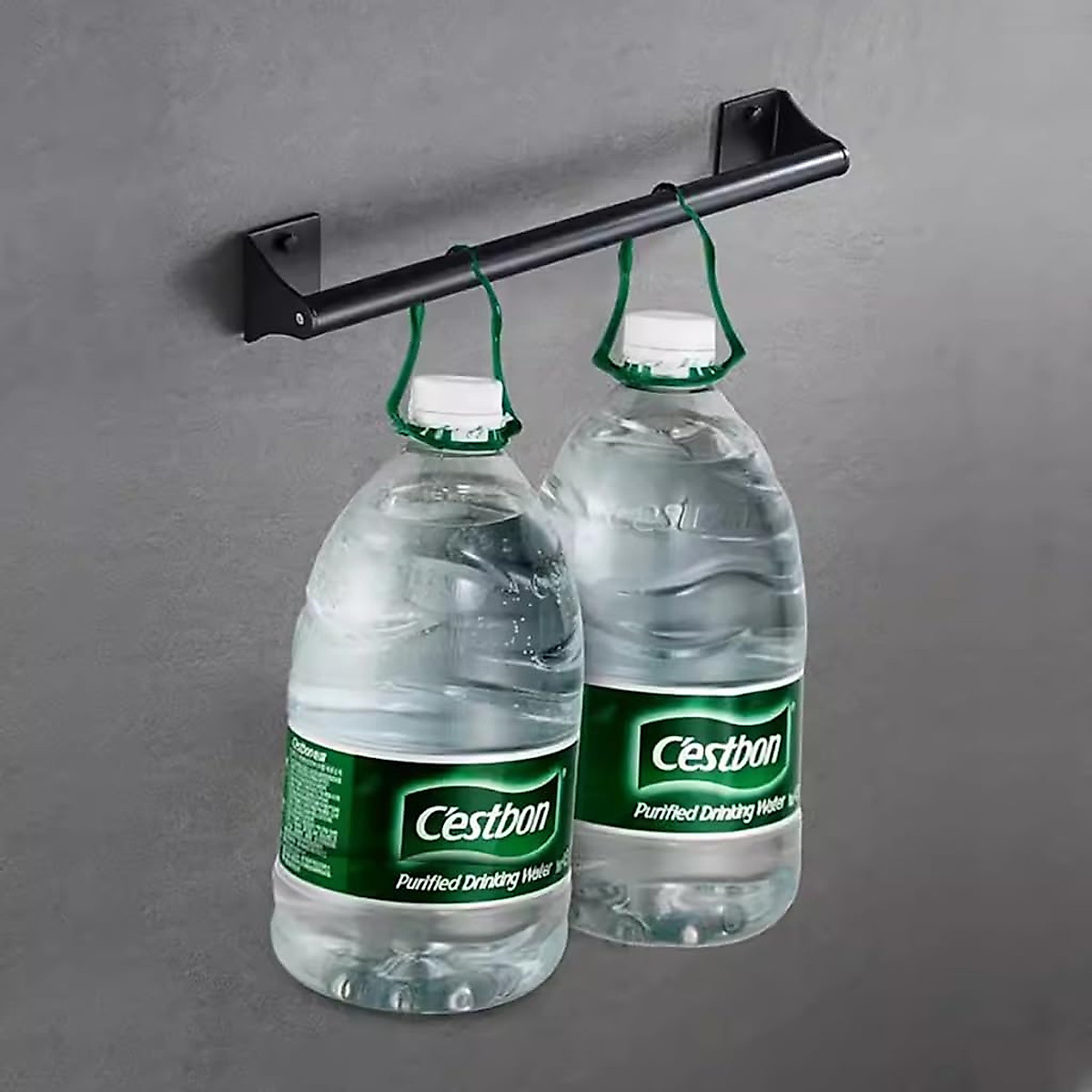 Space Aluminum Grab Bars Heavy Duty Shower Handle Bathroom Balance Bars Grab Bar Hand Rail Support Assist Bath Handles for Handicap Elderly Injury (Color : Black, Size : 40cm)